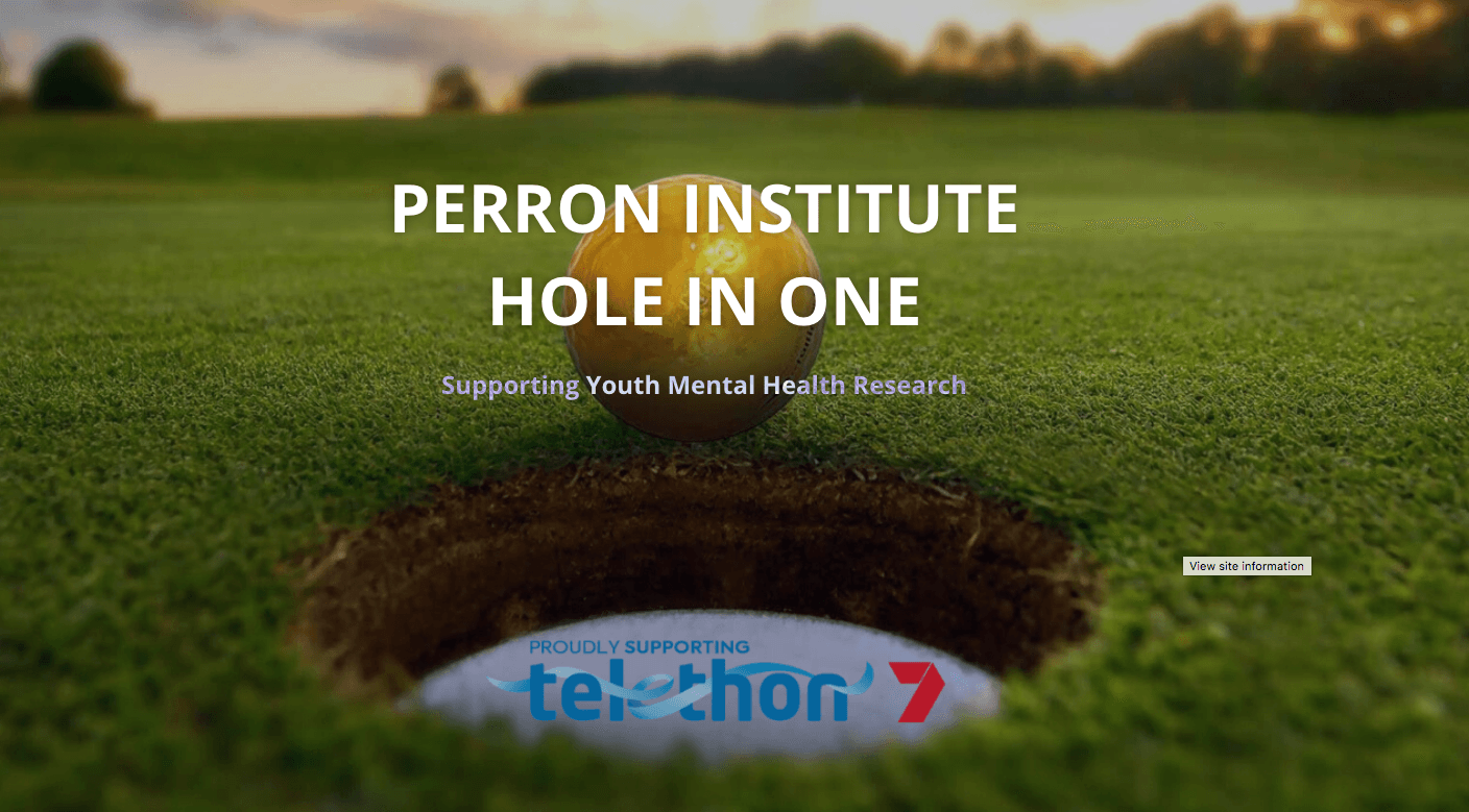 Hole in one hit off to support youth mental health - Perron Institute